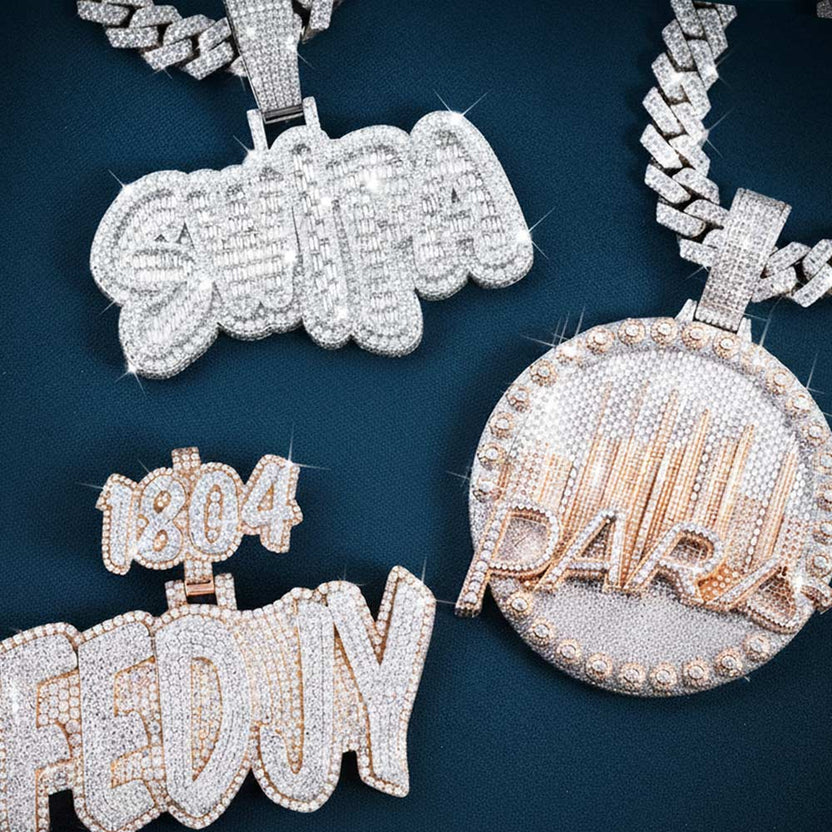 Custom Moissanite Pendants - IceCartel