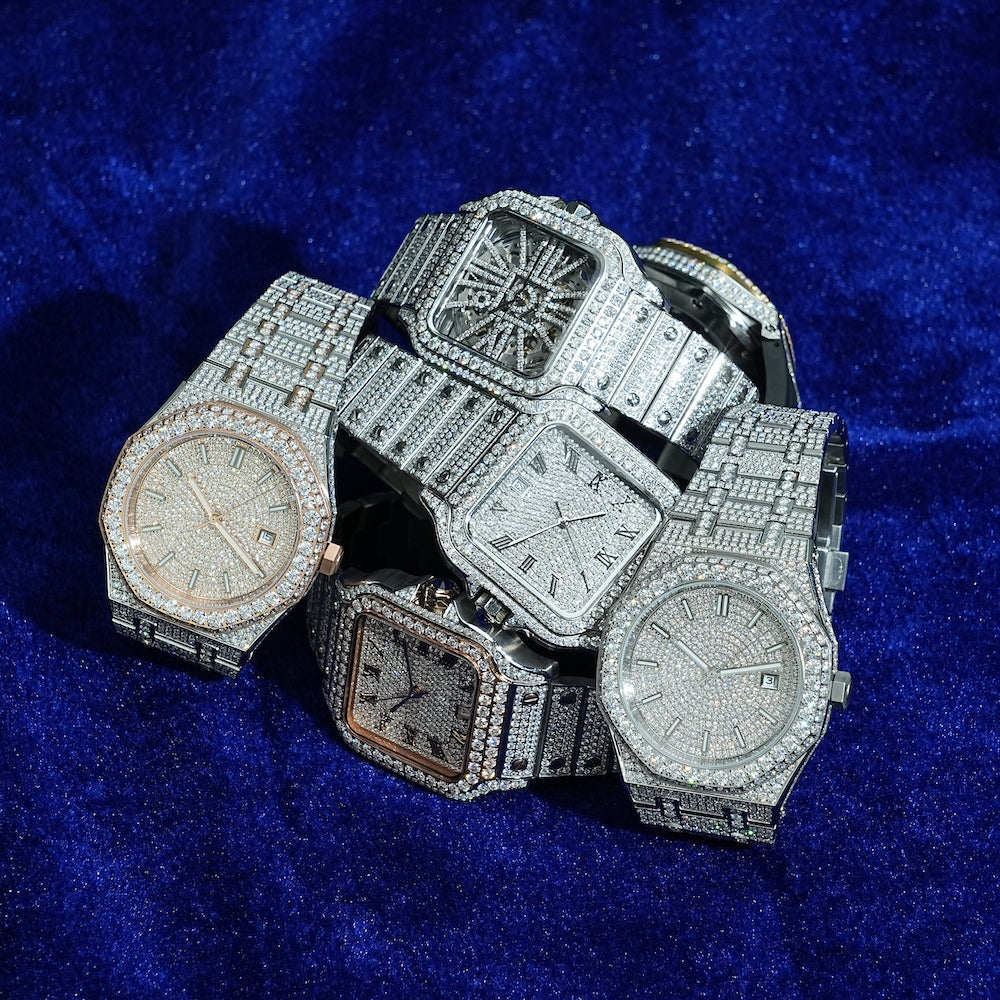 Iced Out Watches With VVS Diamonds | Bust Down Watches