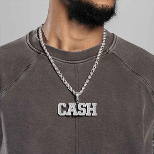 Custom Boston Letter Pendant 14K Gold